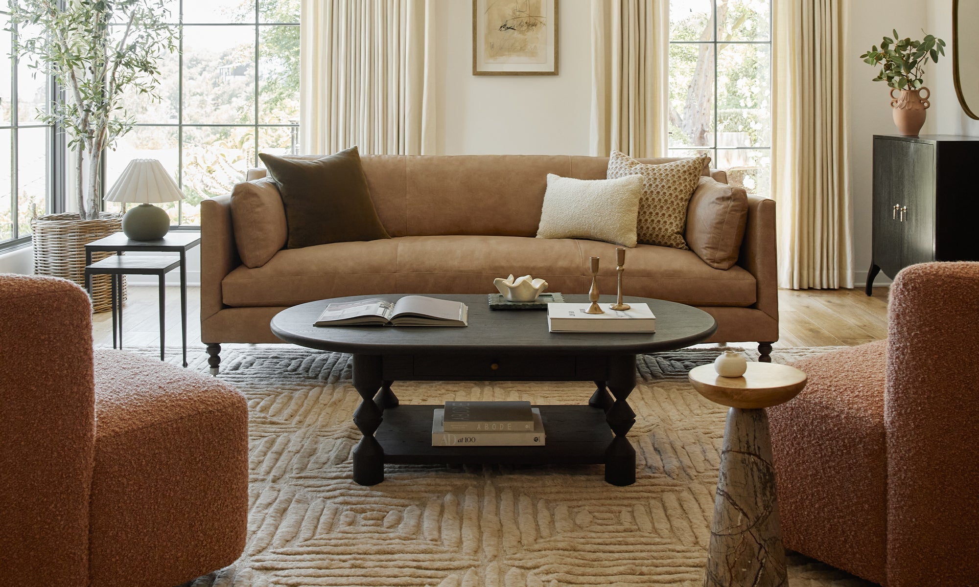 Shop an Airy + Bright Living Room Look