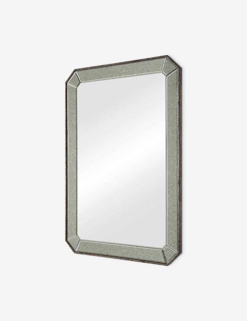 Shuri Antiqued Silver Mirror