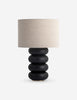 Linus Sculptural Wood Table Lamp