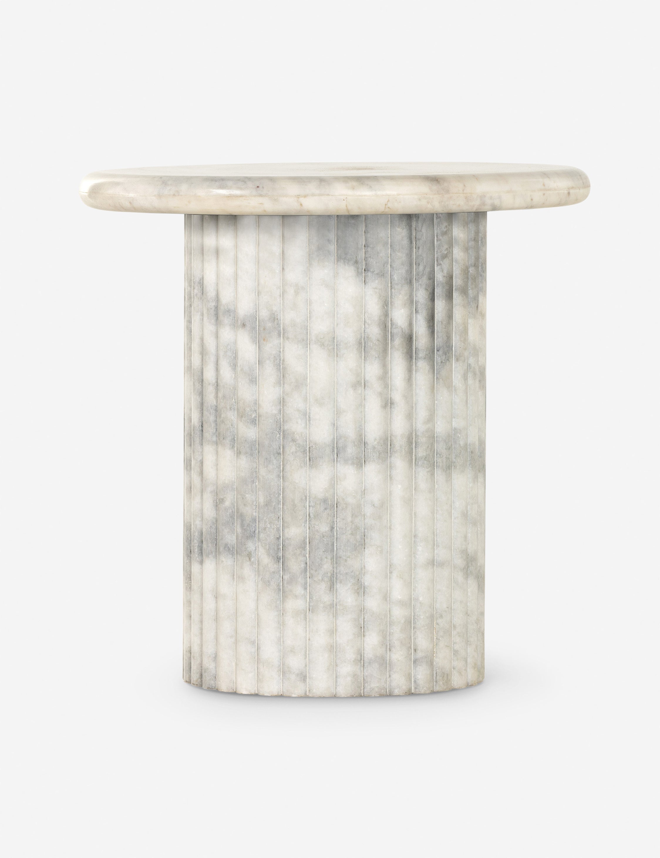 Mercer Round Marble Side Table