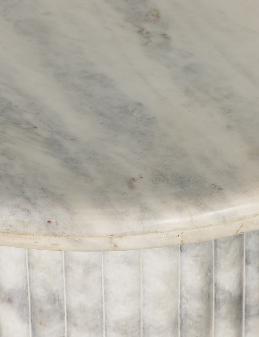 Mercer Round Marble Side Table