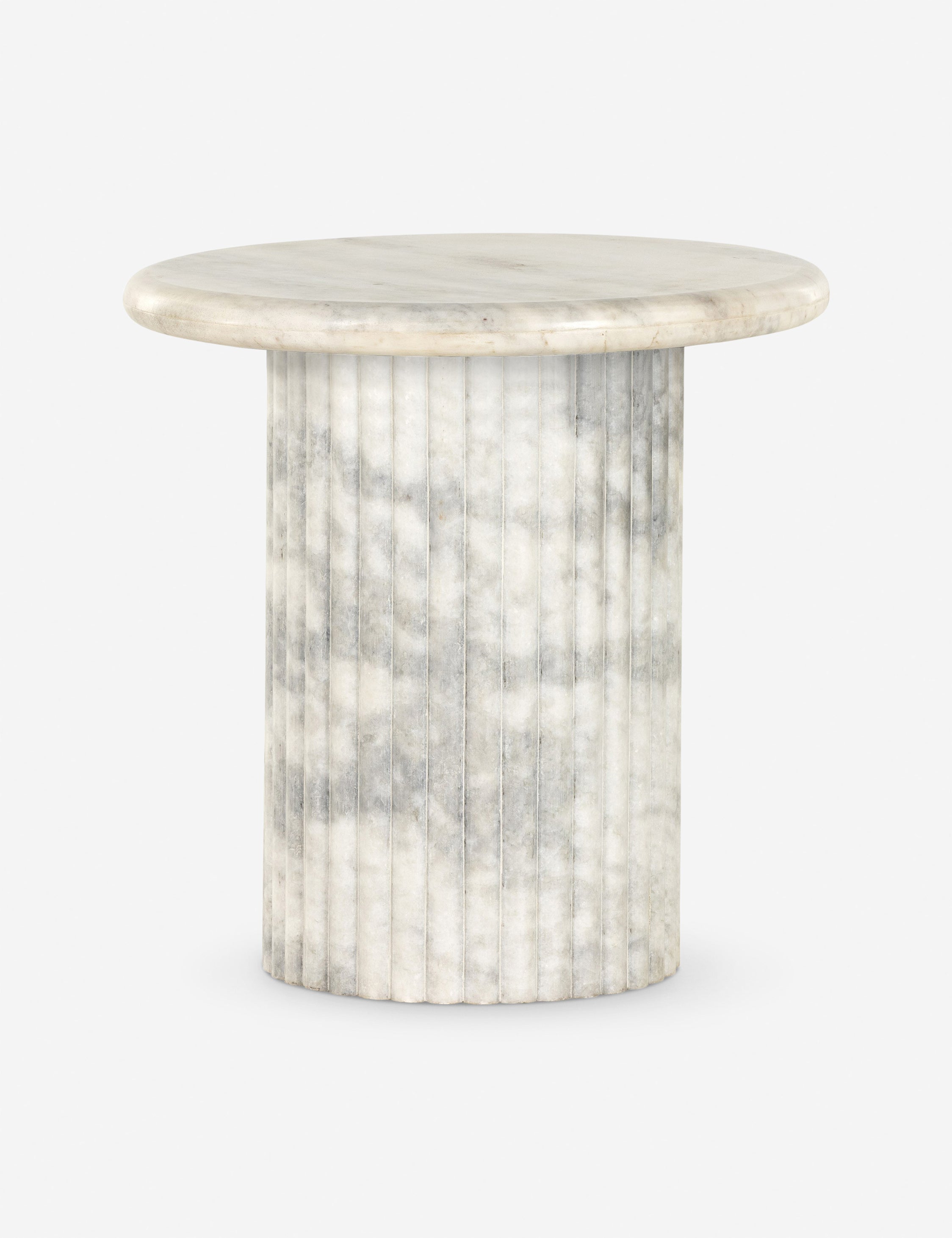 Mercer Round Marble Side Table