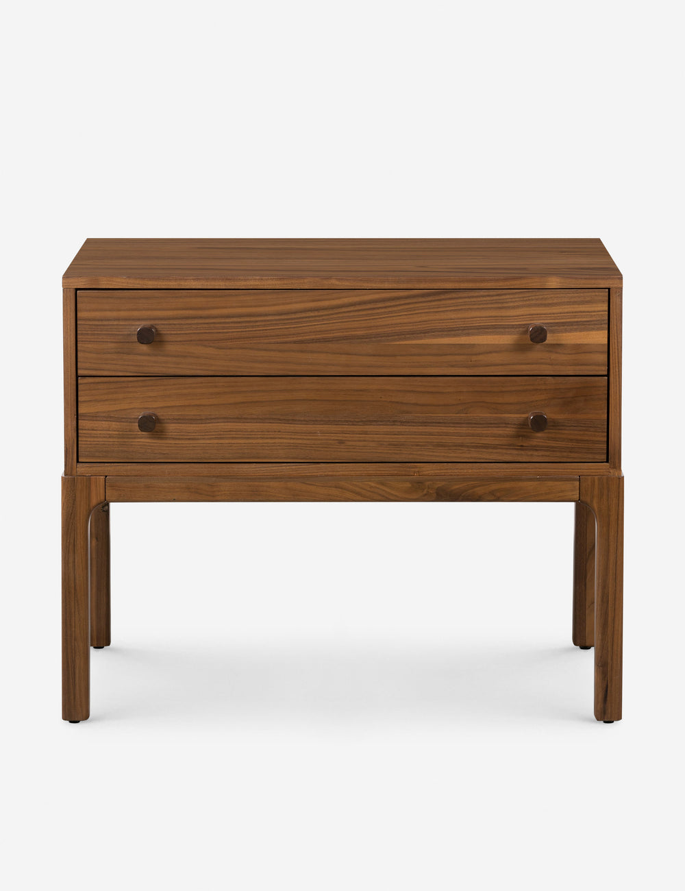 Cameron Wide Walnut Nightstand