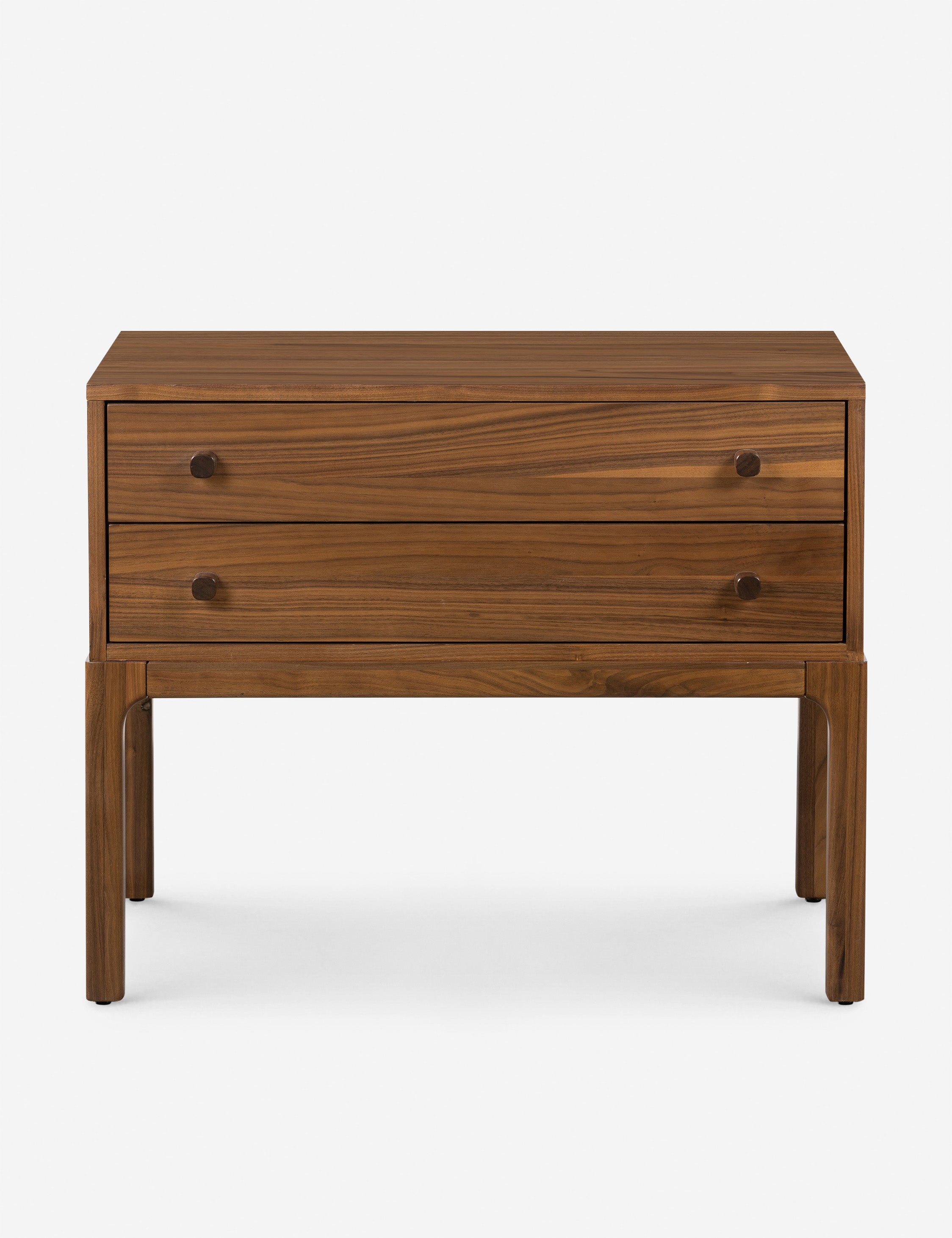Cameron Wide Walnut Nightstand