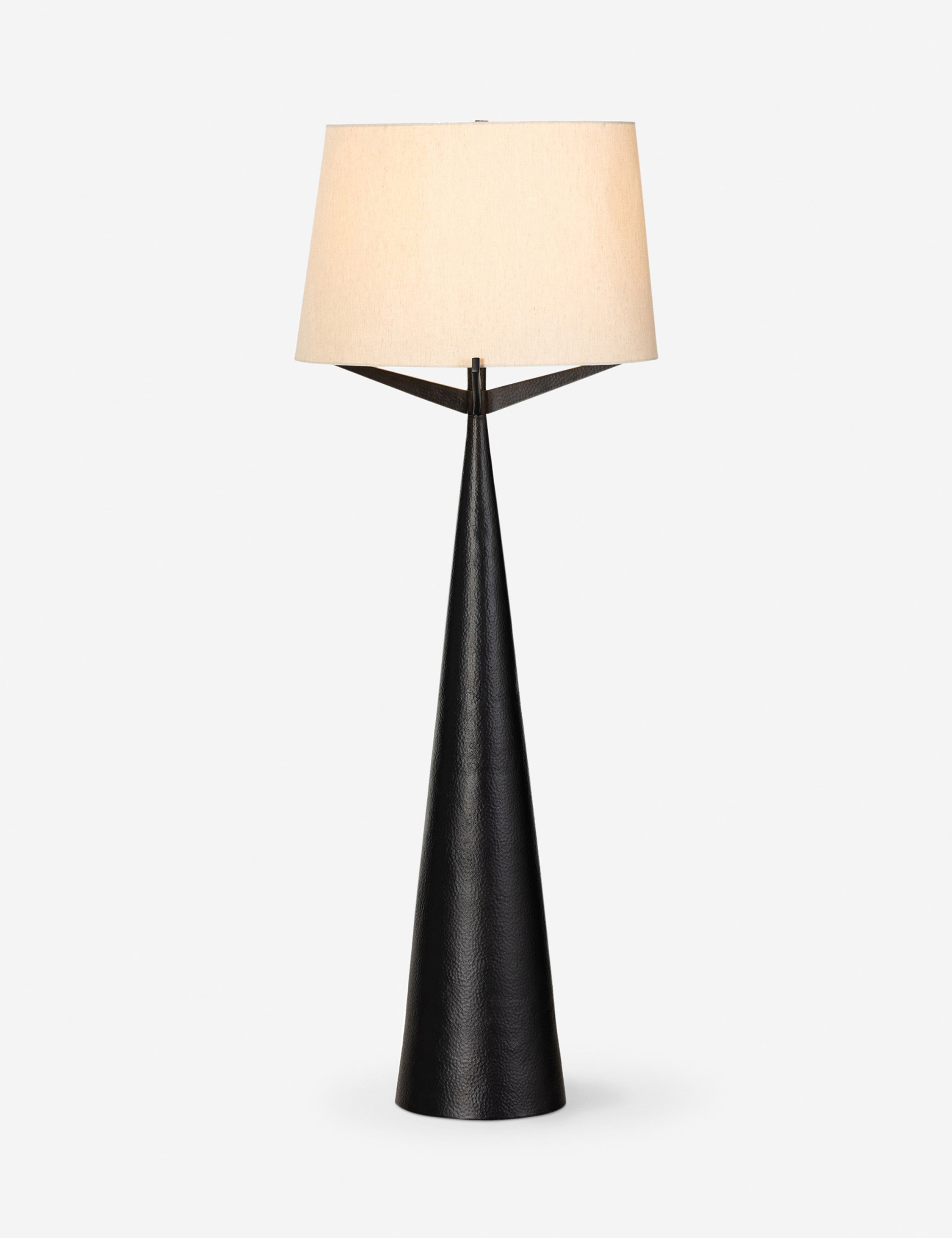 Valle Hammered Metal Floor Lamp
