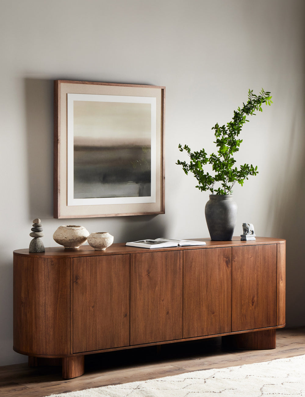Gilda Modern Curved Sideboard