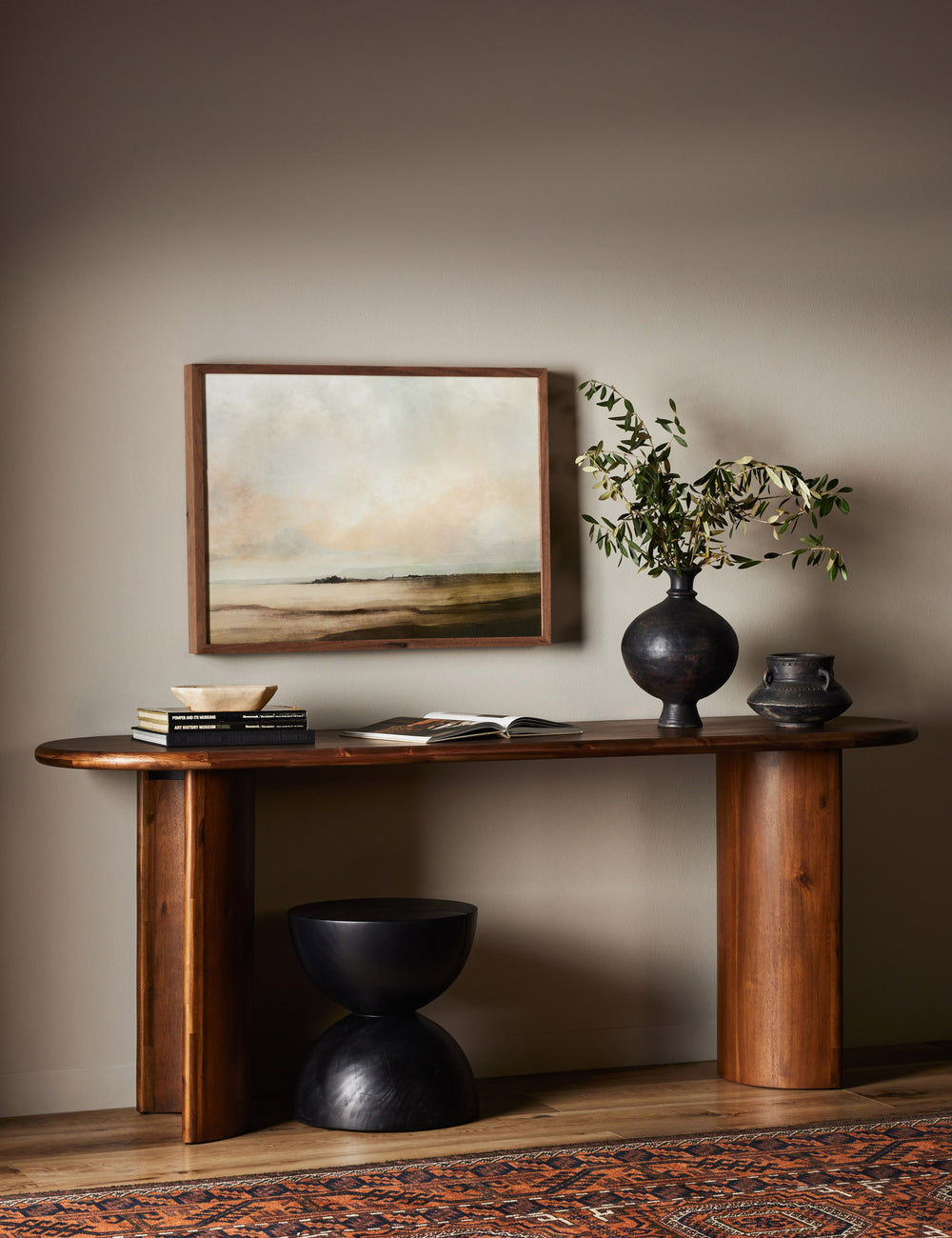 Gilda Modern Curved Console Table