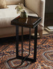Ambra Amber Glass Side Table