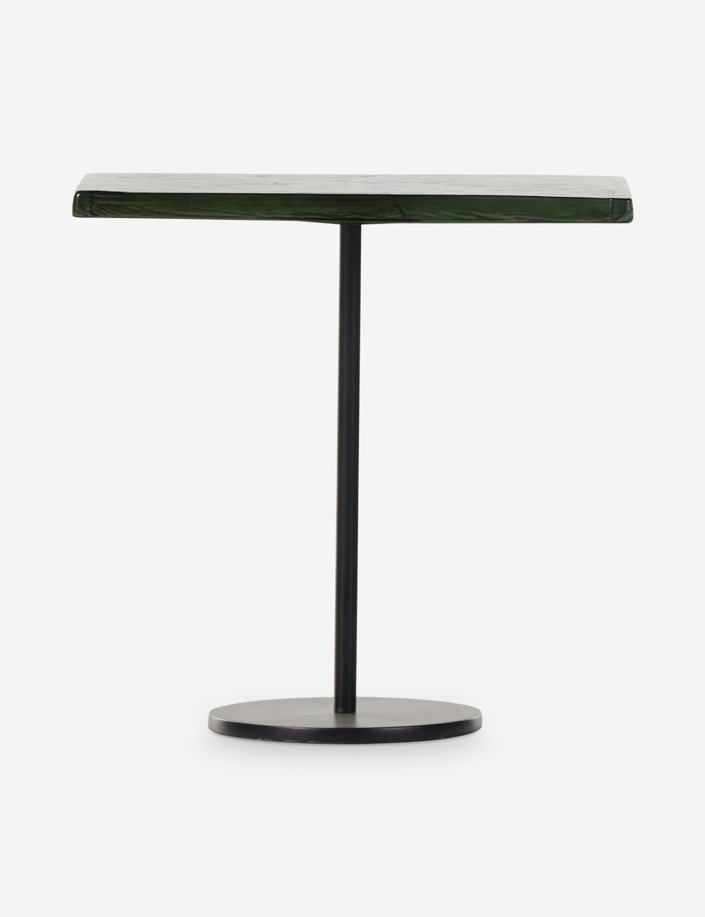 Bergen Glass Top Side Table