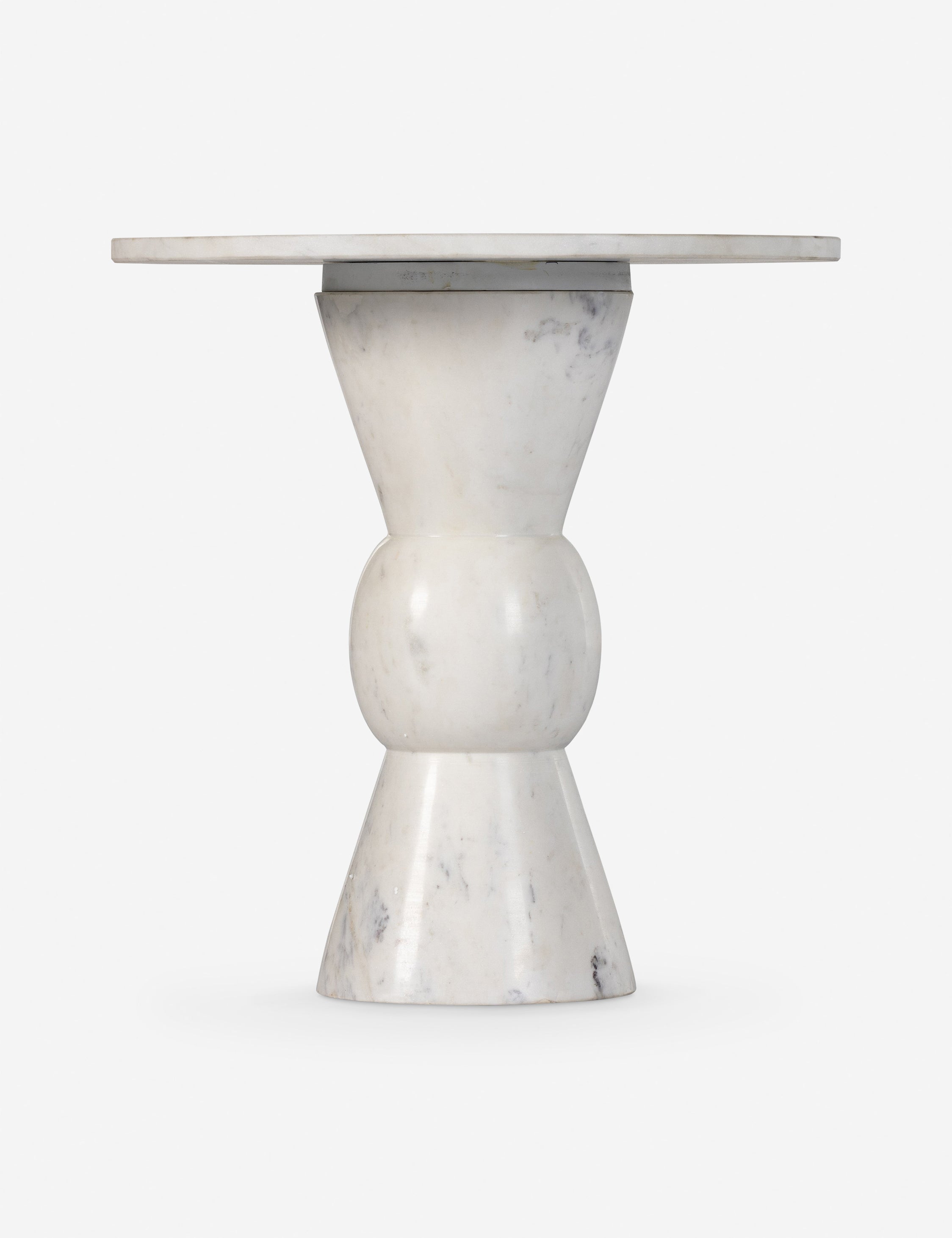 Rupa Round Marble Side Table