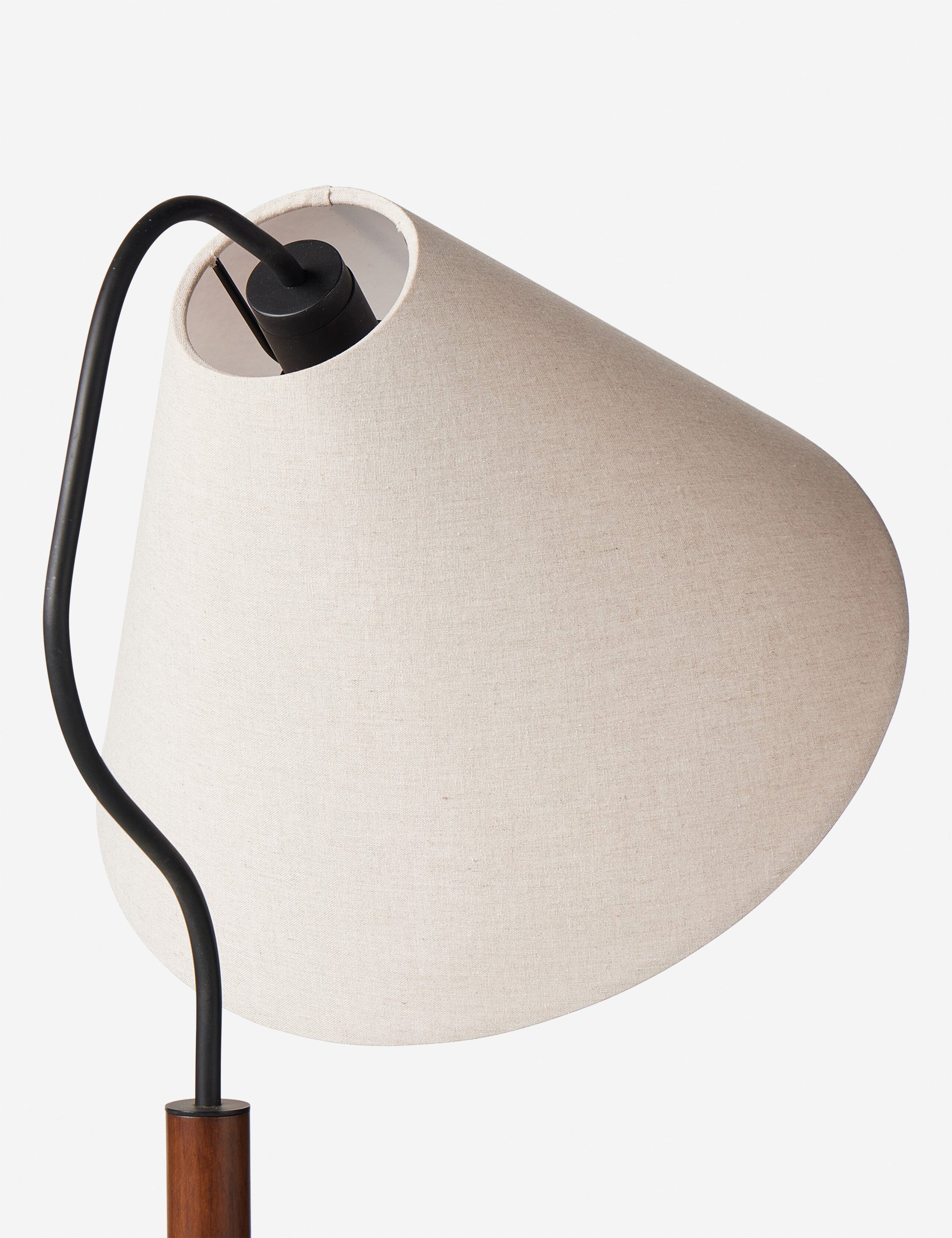 Traynor Modern Wood Floor Lamp