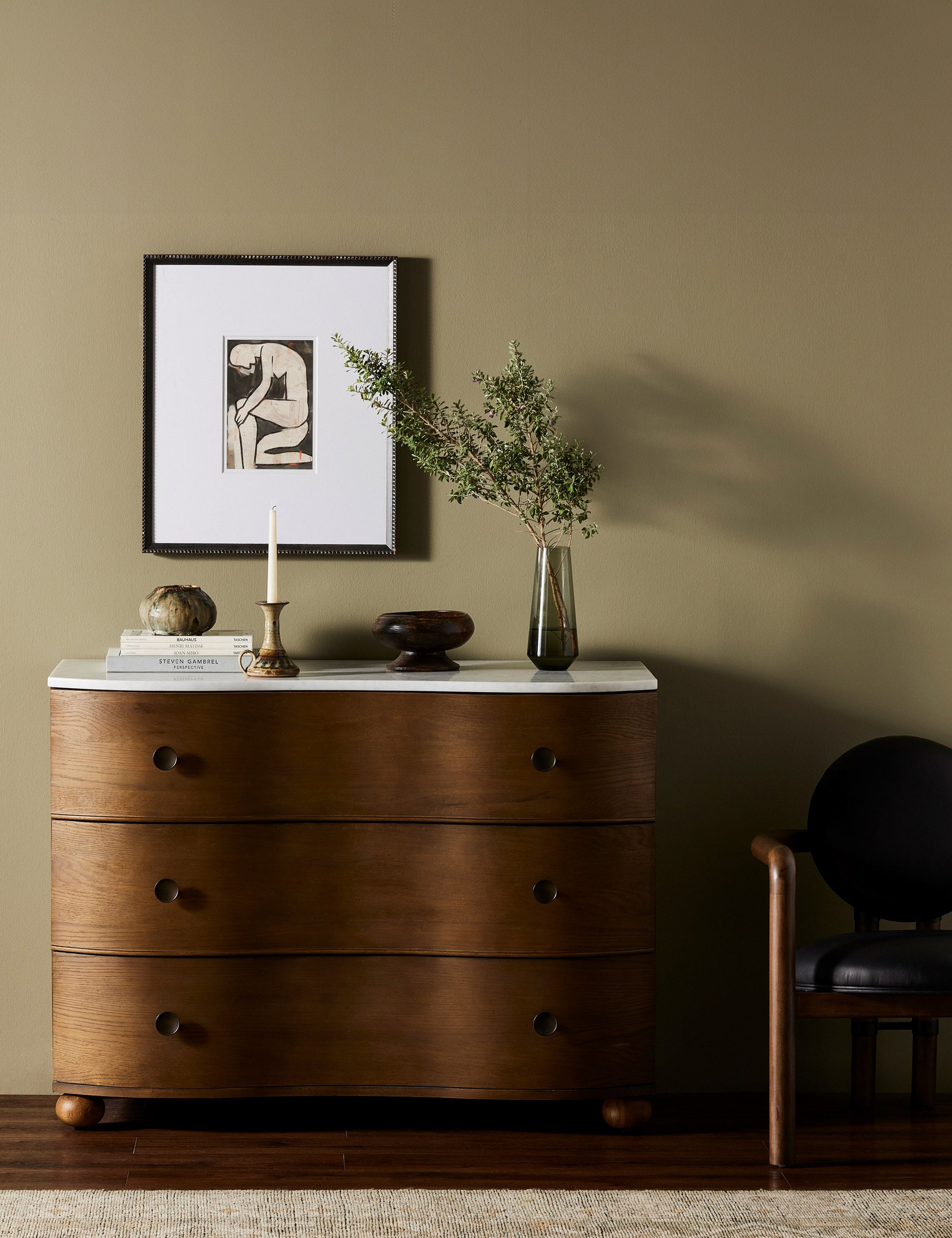 Amherst Marble Top Dresser