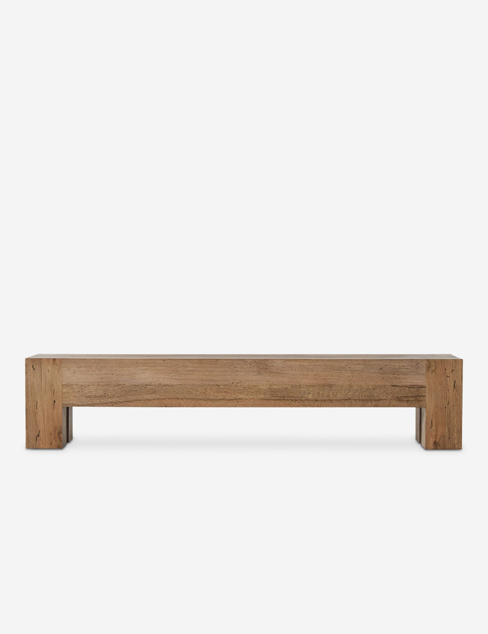 Bevan Distressed Wood Bench