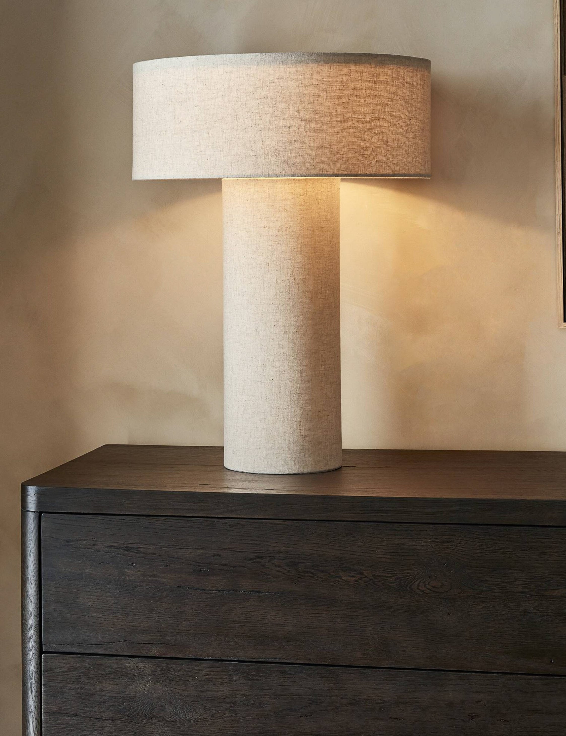 Solstice Linen Table Lamp