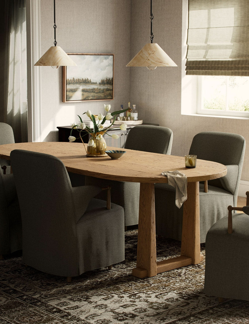 Ayla Dining Table by Amber Lewis x Four Hands
