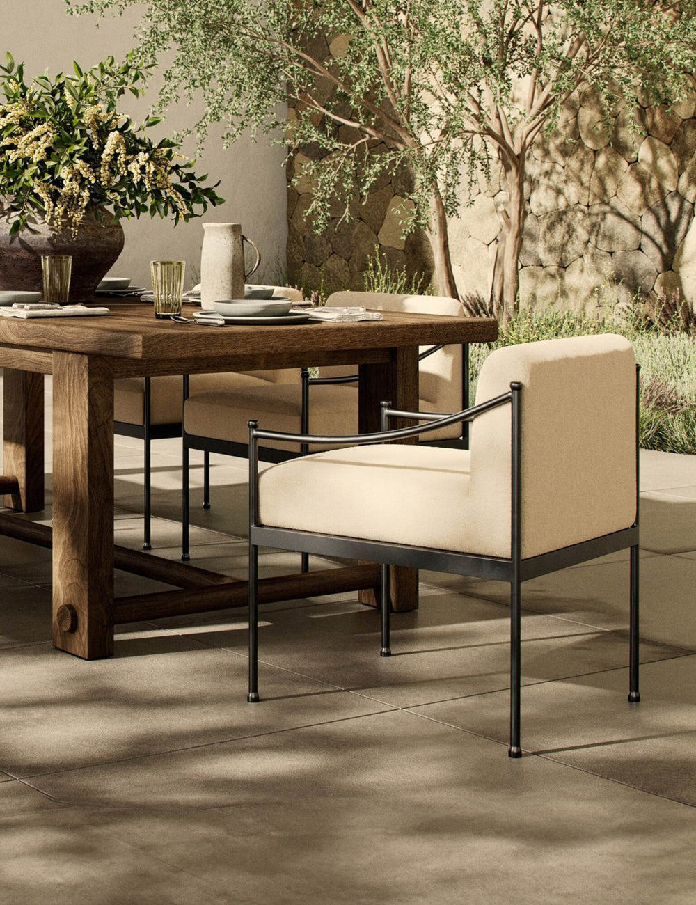 Lumi Indoor / Outdoor Dining Table by Amber Lewis x Four Hands