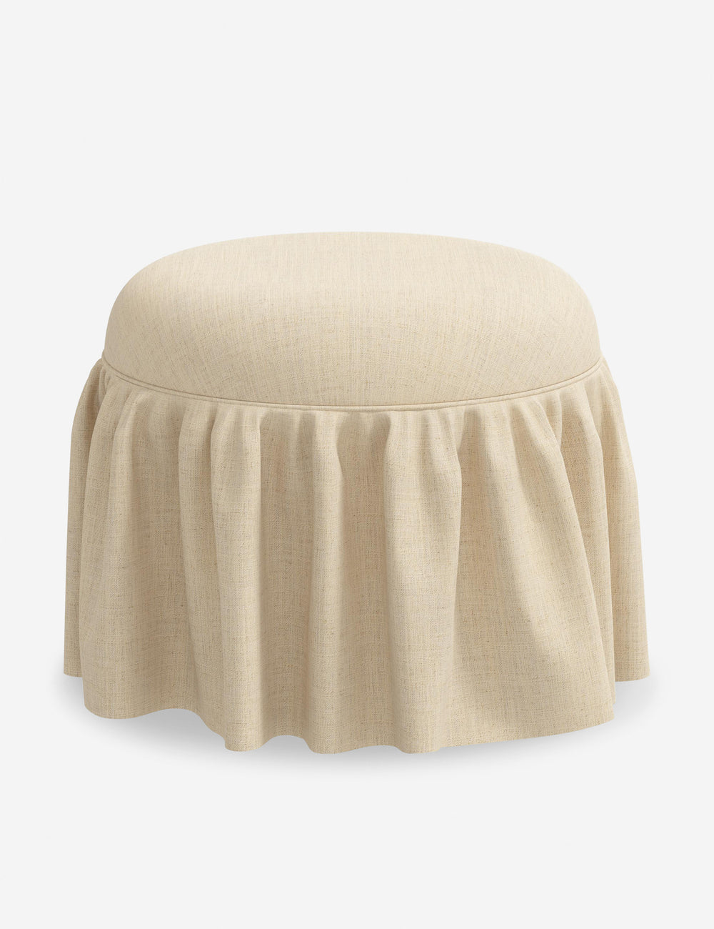 Leary Skirted Ottoman