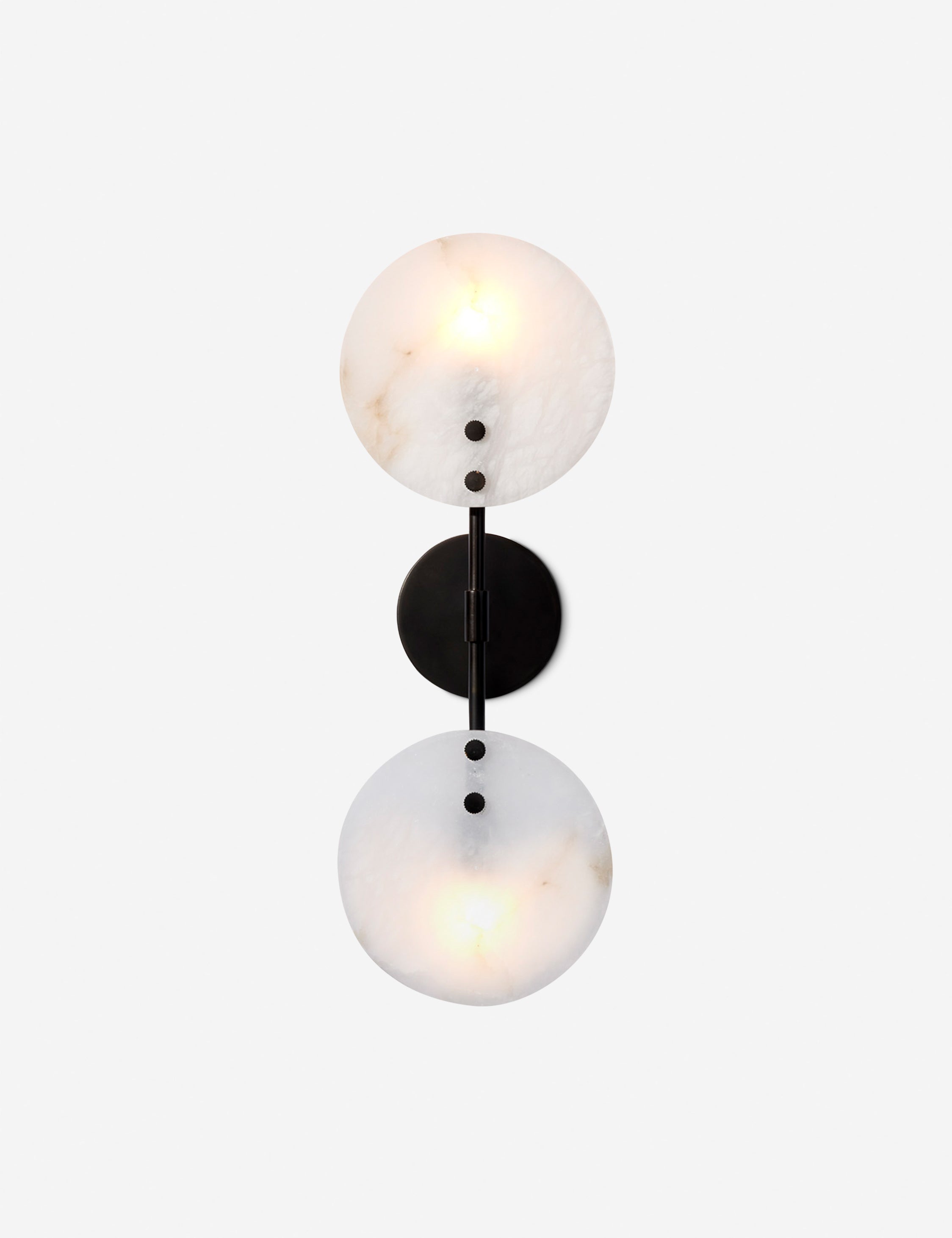 Sundby Alabaster Disc Sconce
