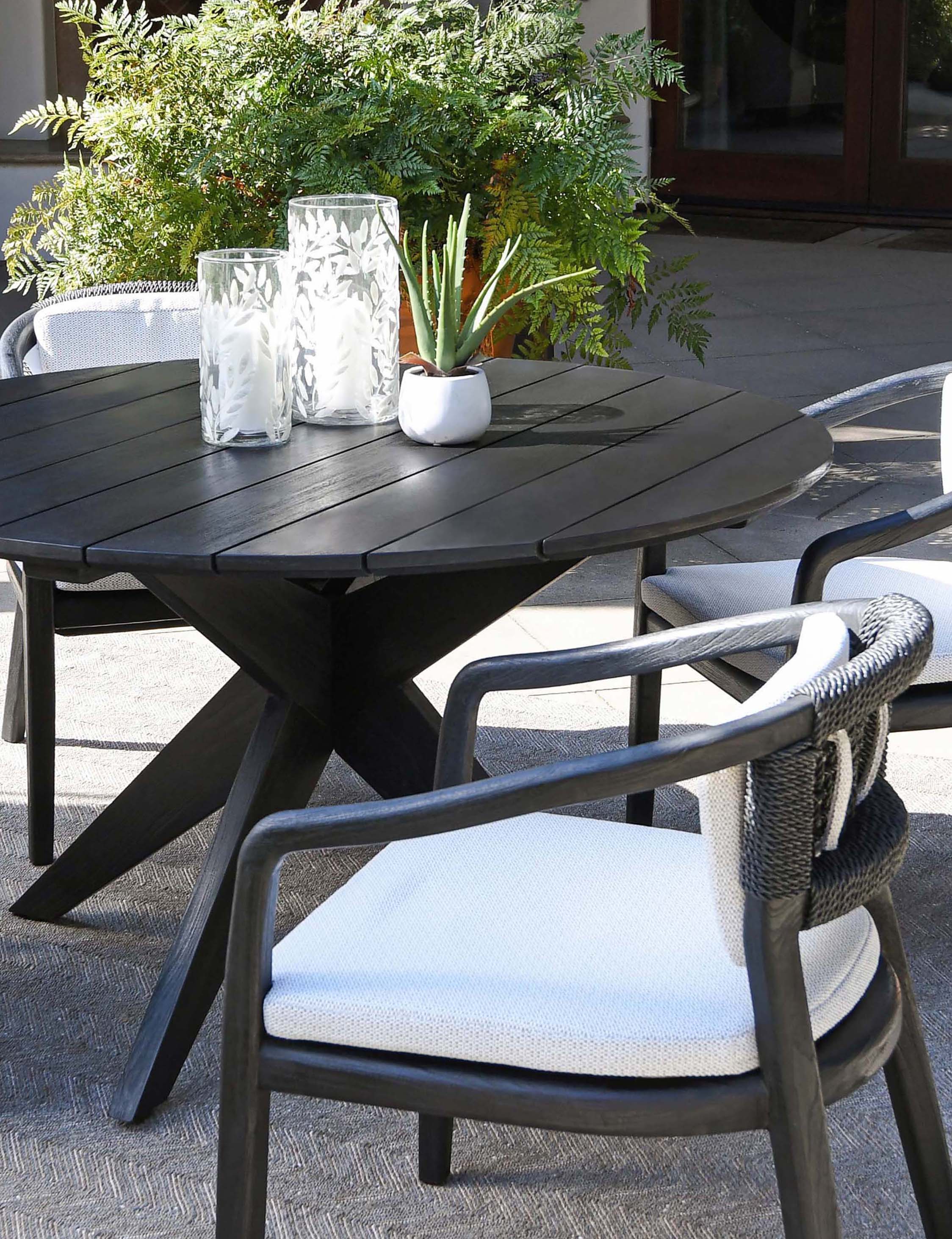 Rosetta Teak Indoor / Outdoor Round Dining Table