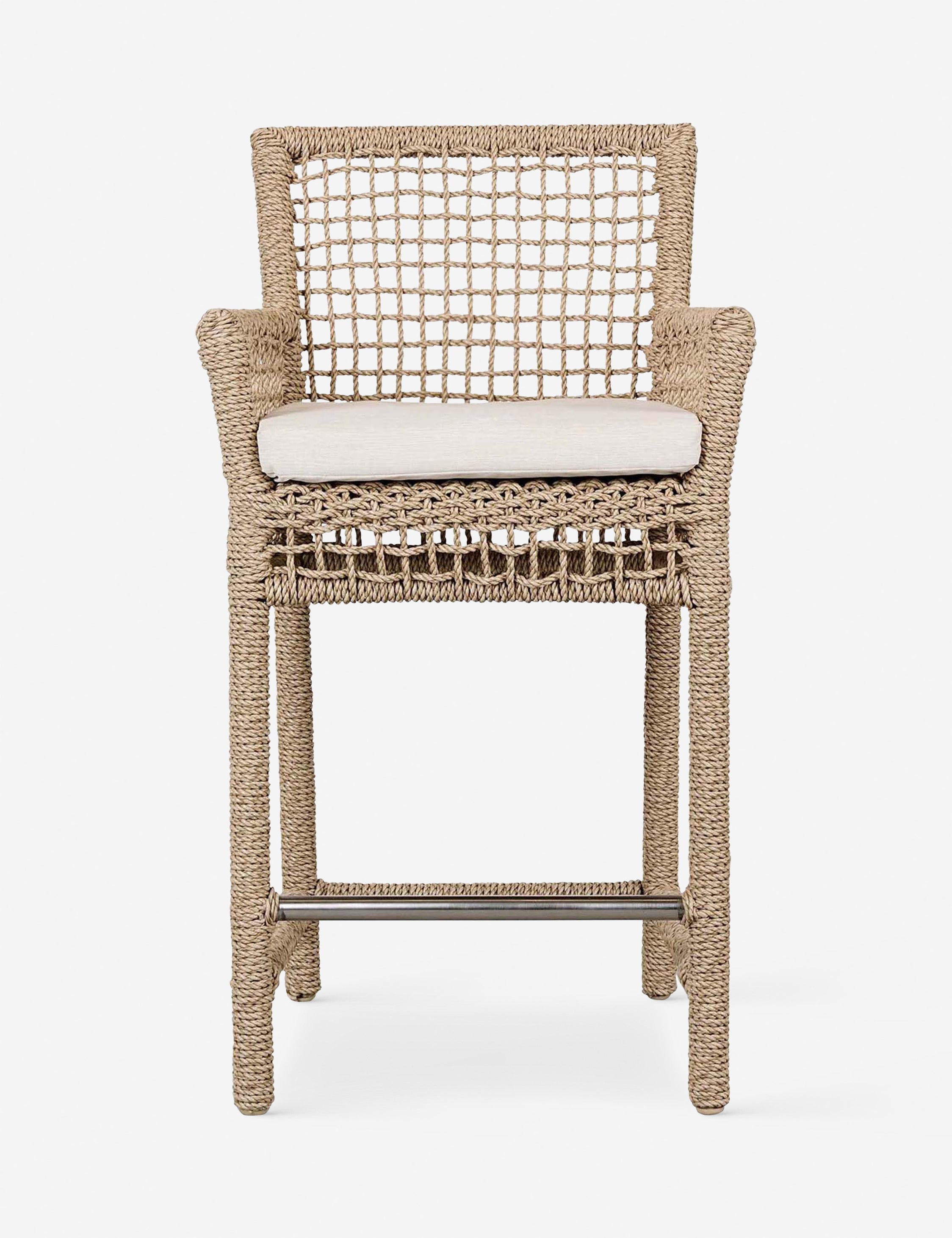 Beverly Wicker Indoor / Outdoor Counter Stool