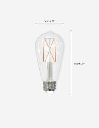 ST18 LED Filament Bulb (Set of 2)