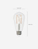 ST18 LED Filament Bulb (Set of 2)