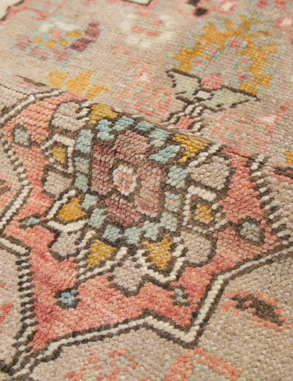 Vintage Turkish Hand-Knotted Wool Rug No. 406, 5'3" x 10'