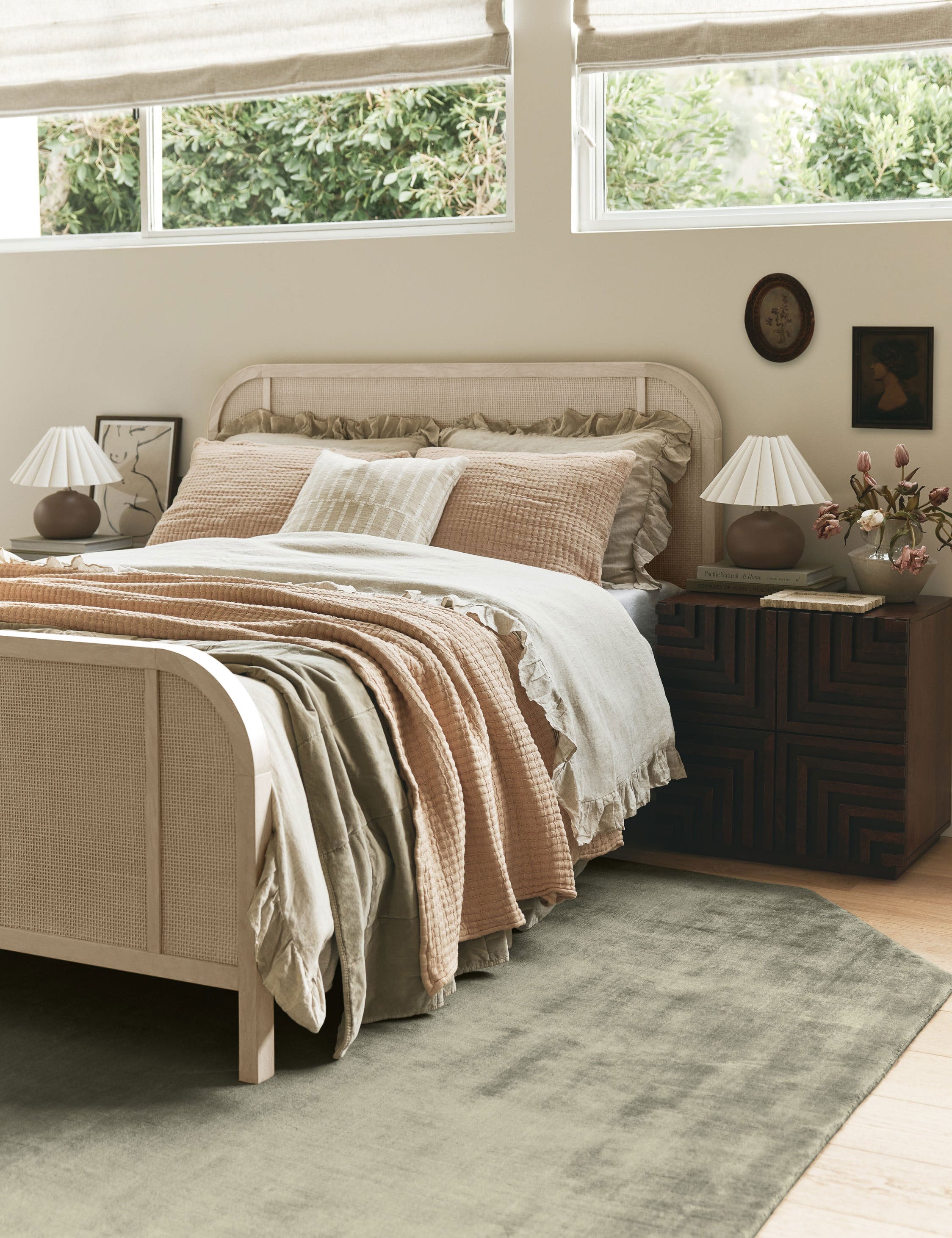 Brooke Cane Platform Bed