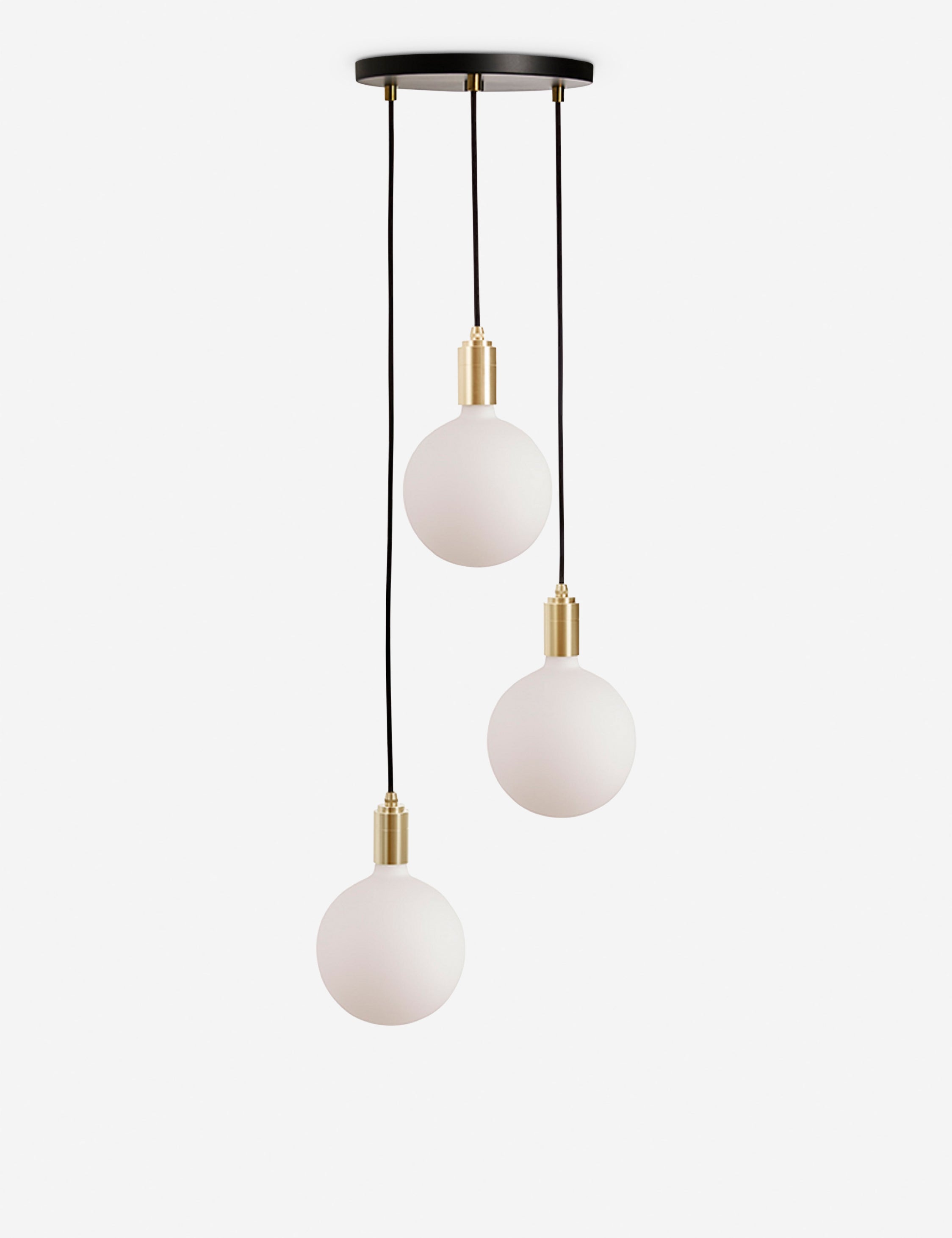 Triple Pendant Light with Sphere IV by Tala
