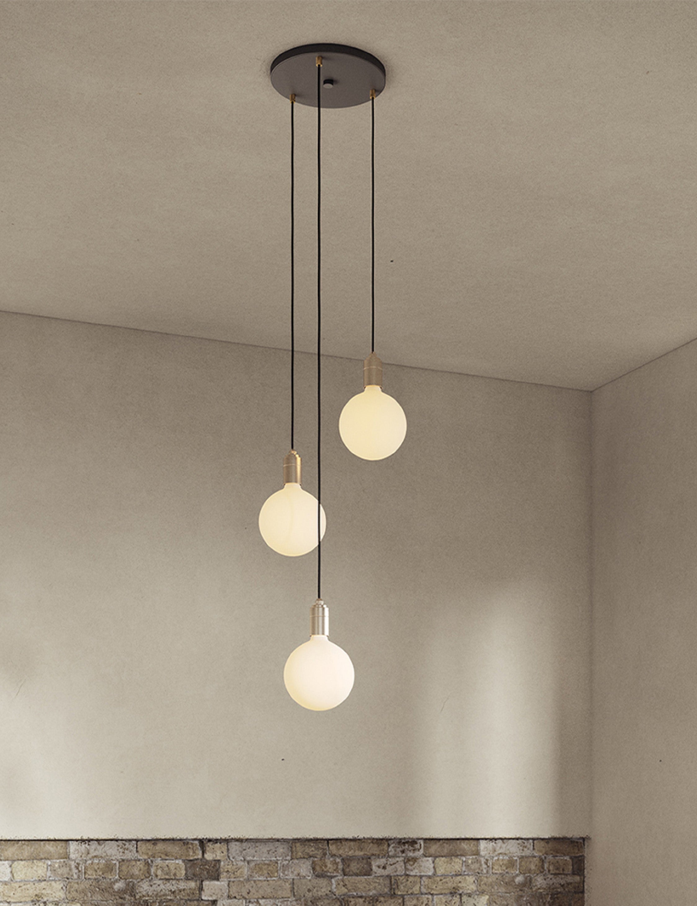 Triple Pendant Light with Sphere IV by Tala