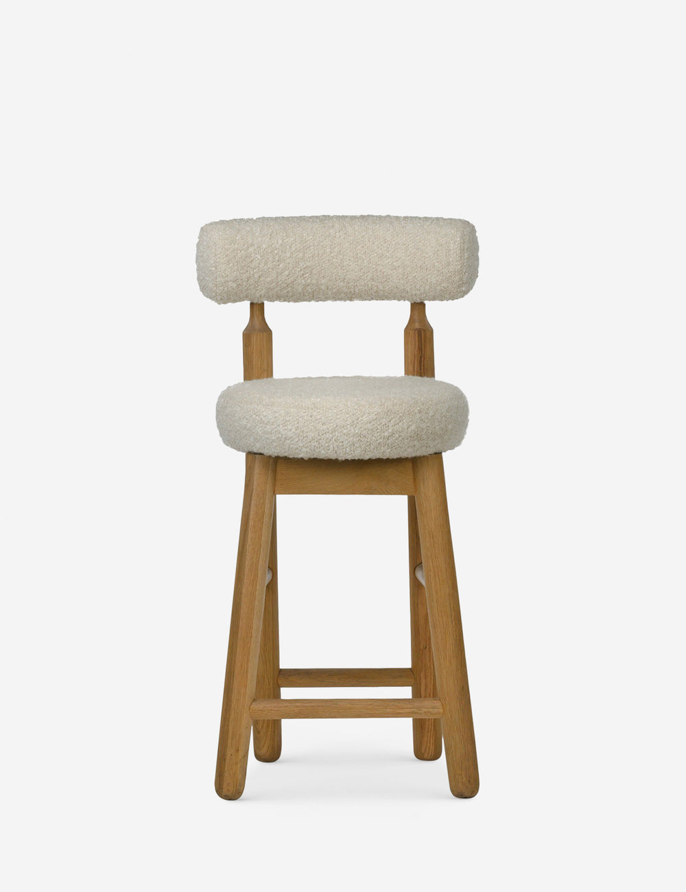 Ross Upholstered Boucle Counter Stool