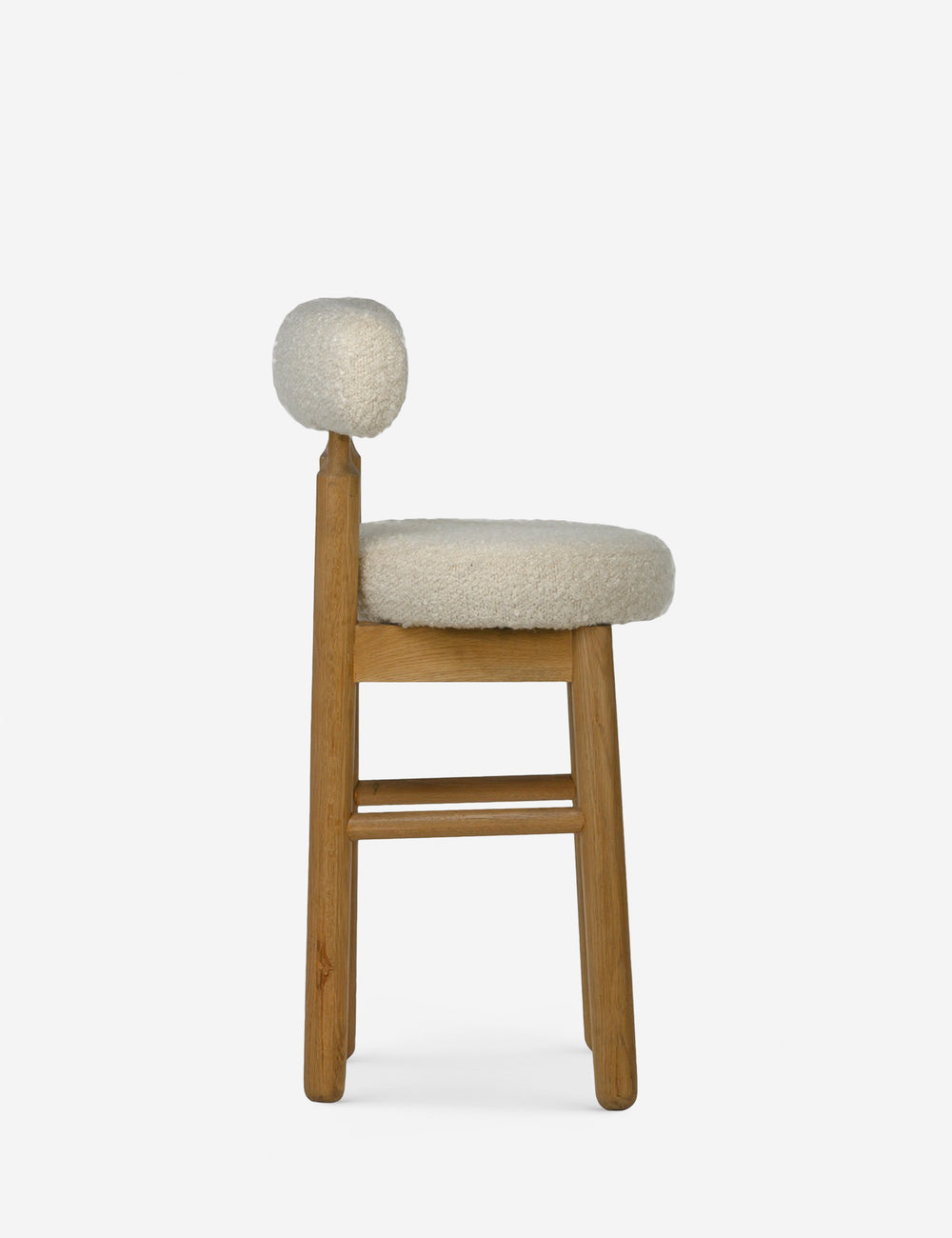 Ross Upholstered Boucle Counter Stool