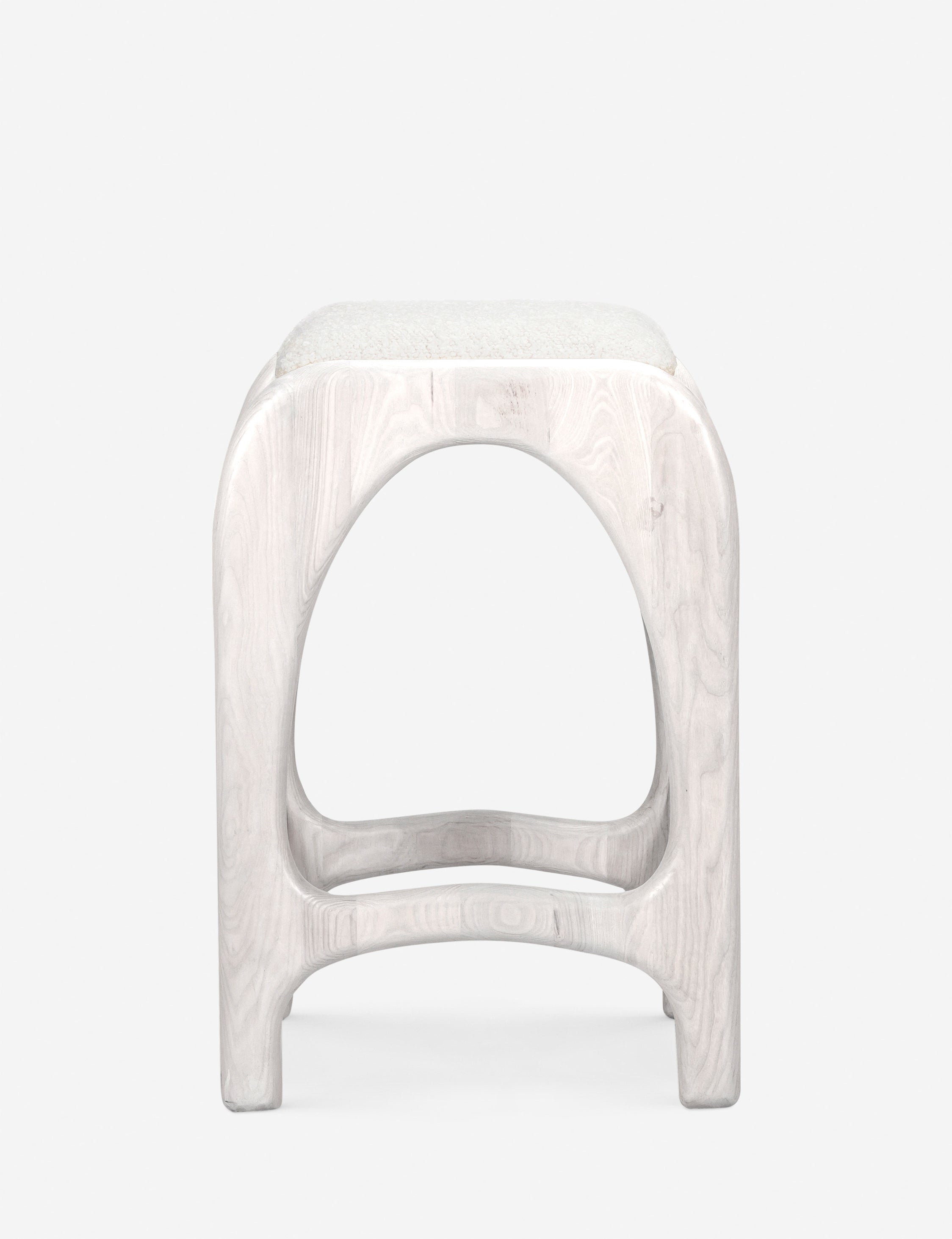 Ashford Modern Wood Upholstered Counter Stool