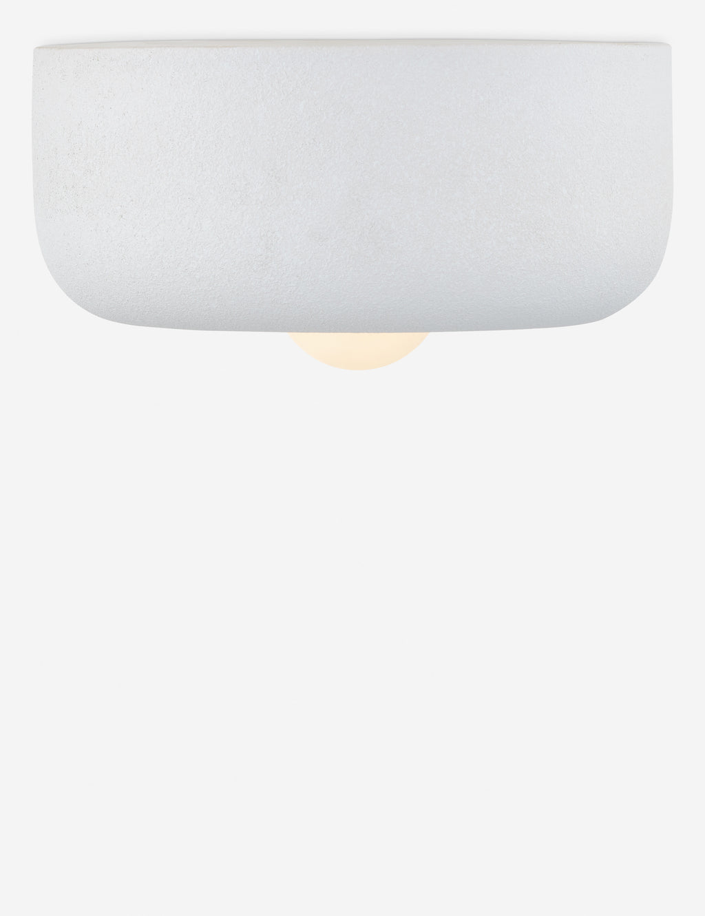 Denny Textured Ceramic Flush Mount Light