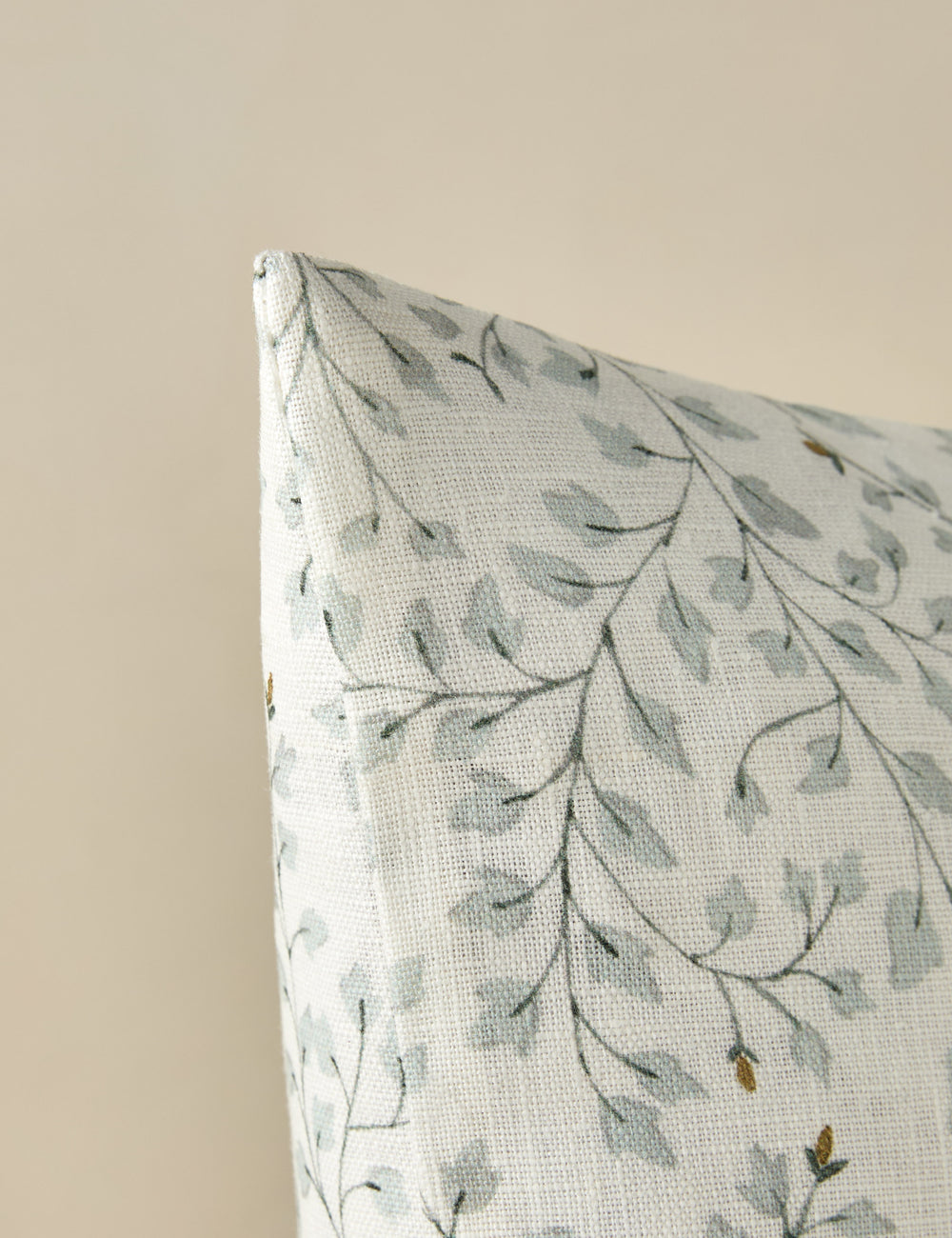Dainty Leaves Linen Pillow by Rylee + Cru