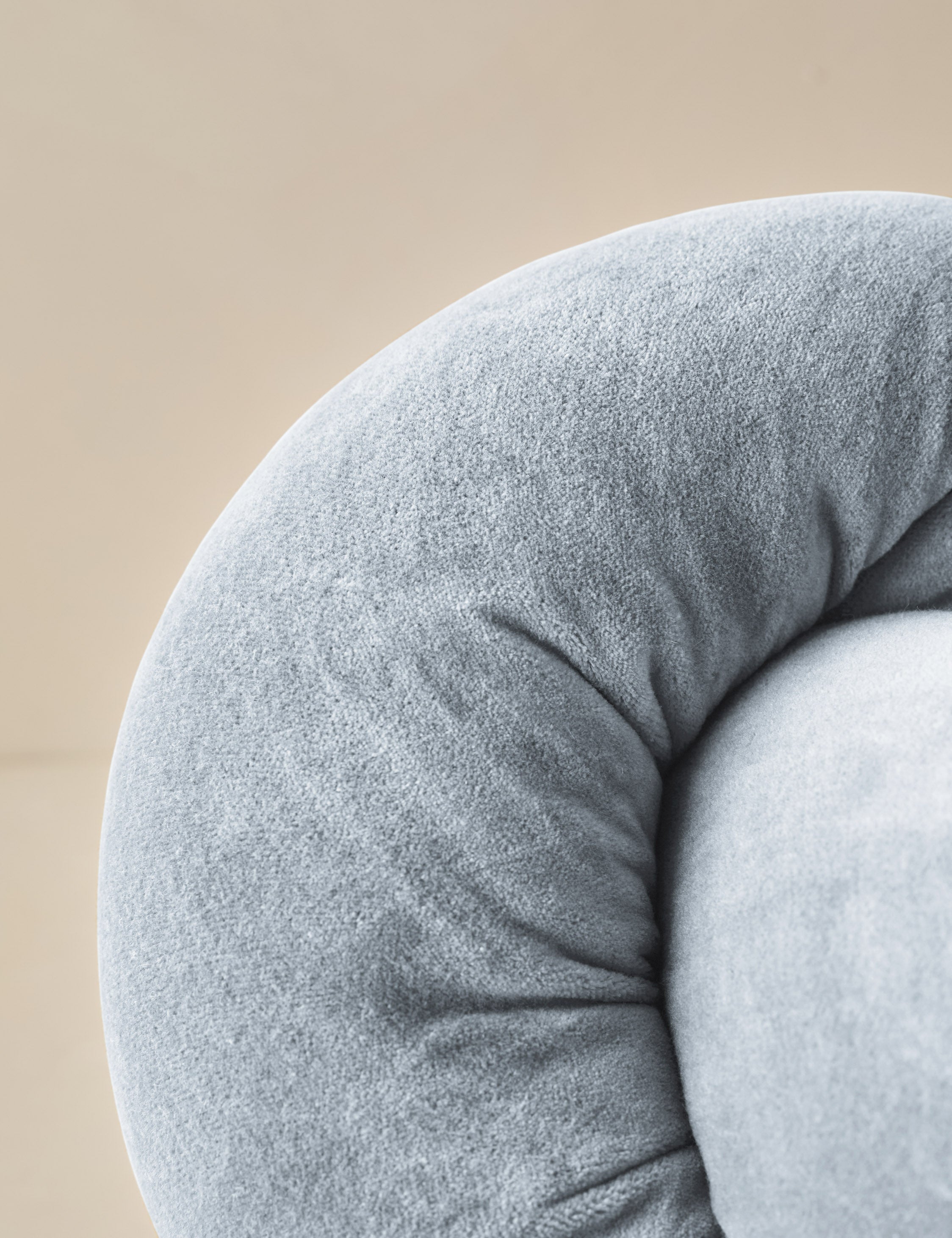 Dewey Velvet Knot Pillow