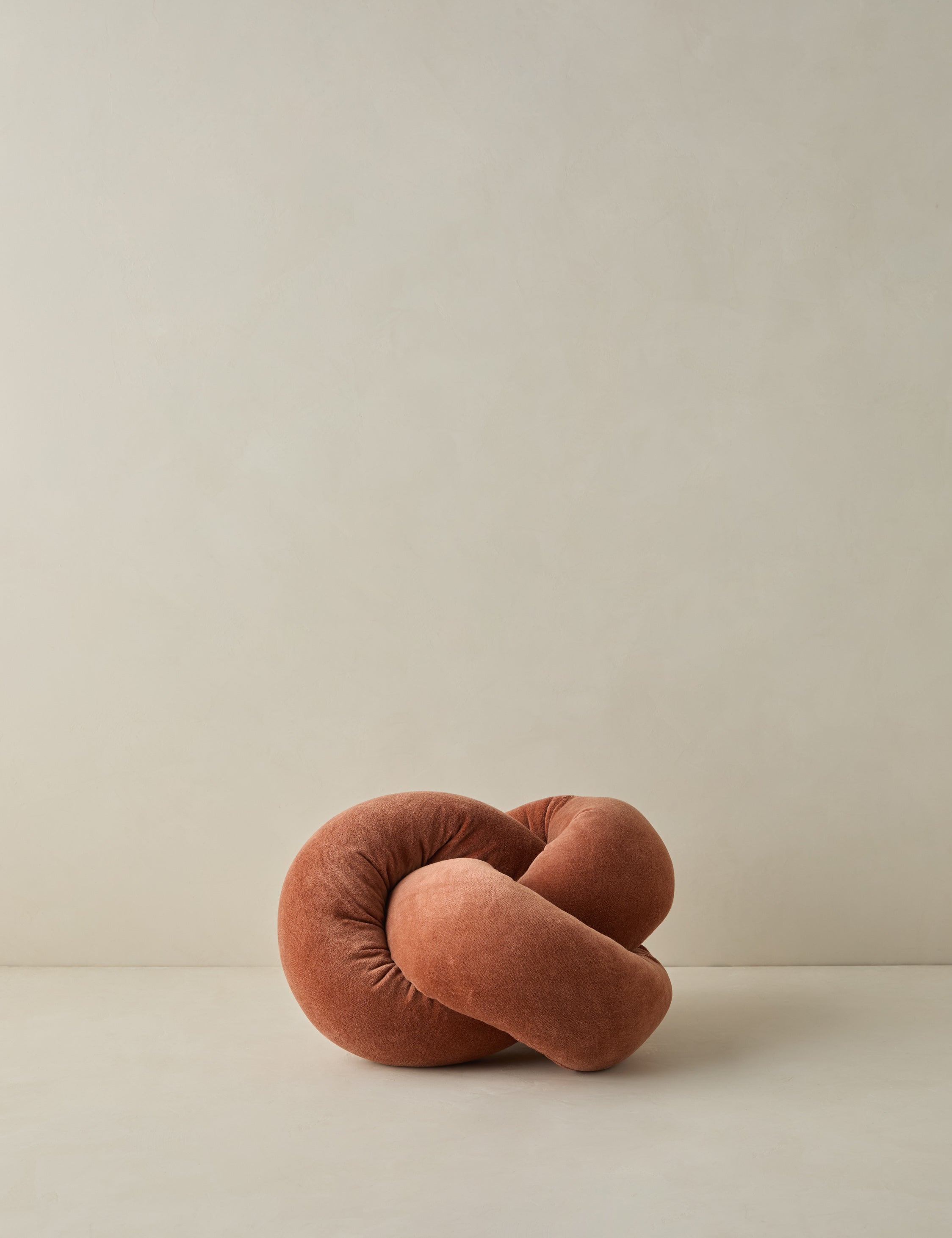 Dewey Velvet Knot Pillow
