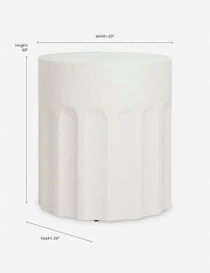 Doric Side Table by Sarah Sherman Samuel