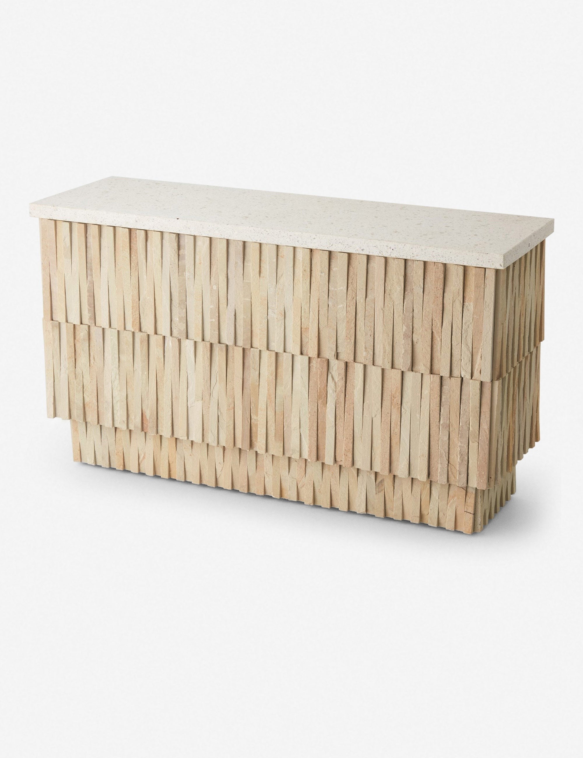 Dresdin Indoor / Outdoor Terrazzo Console Table