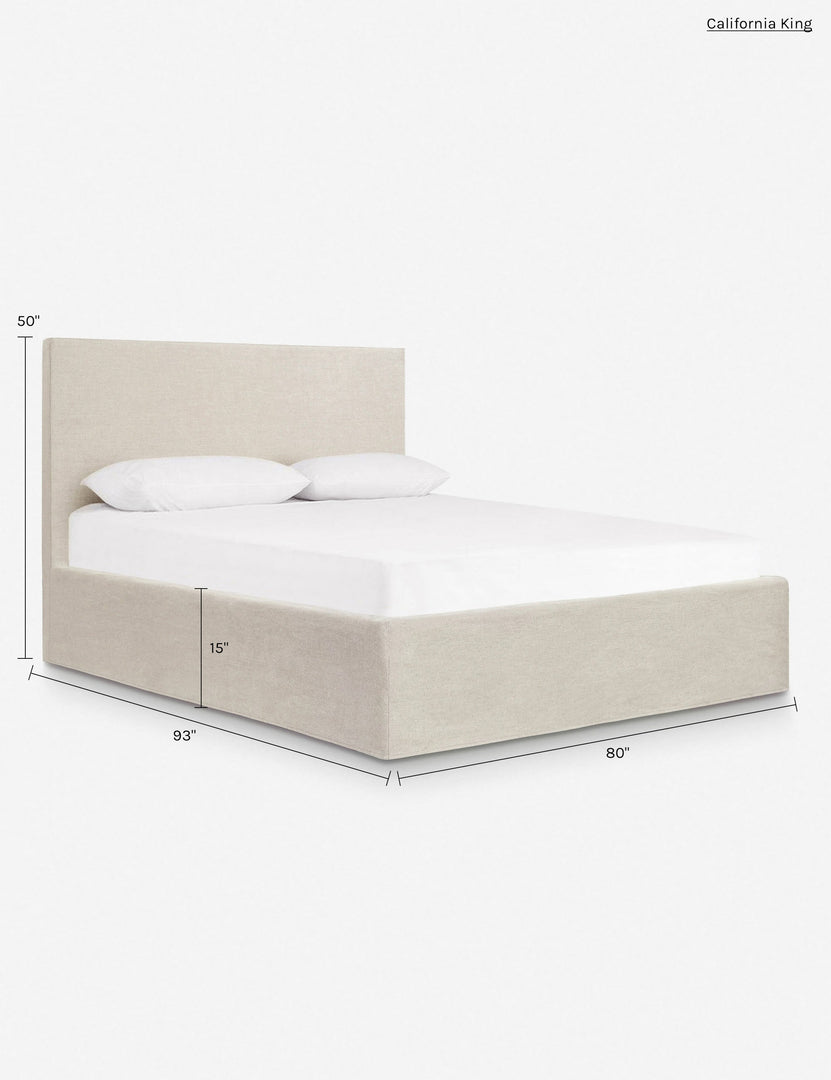 Paxton Slipcover Platform Bed