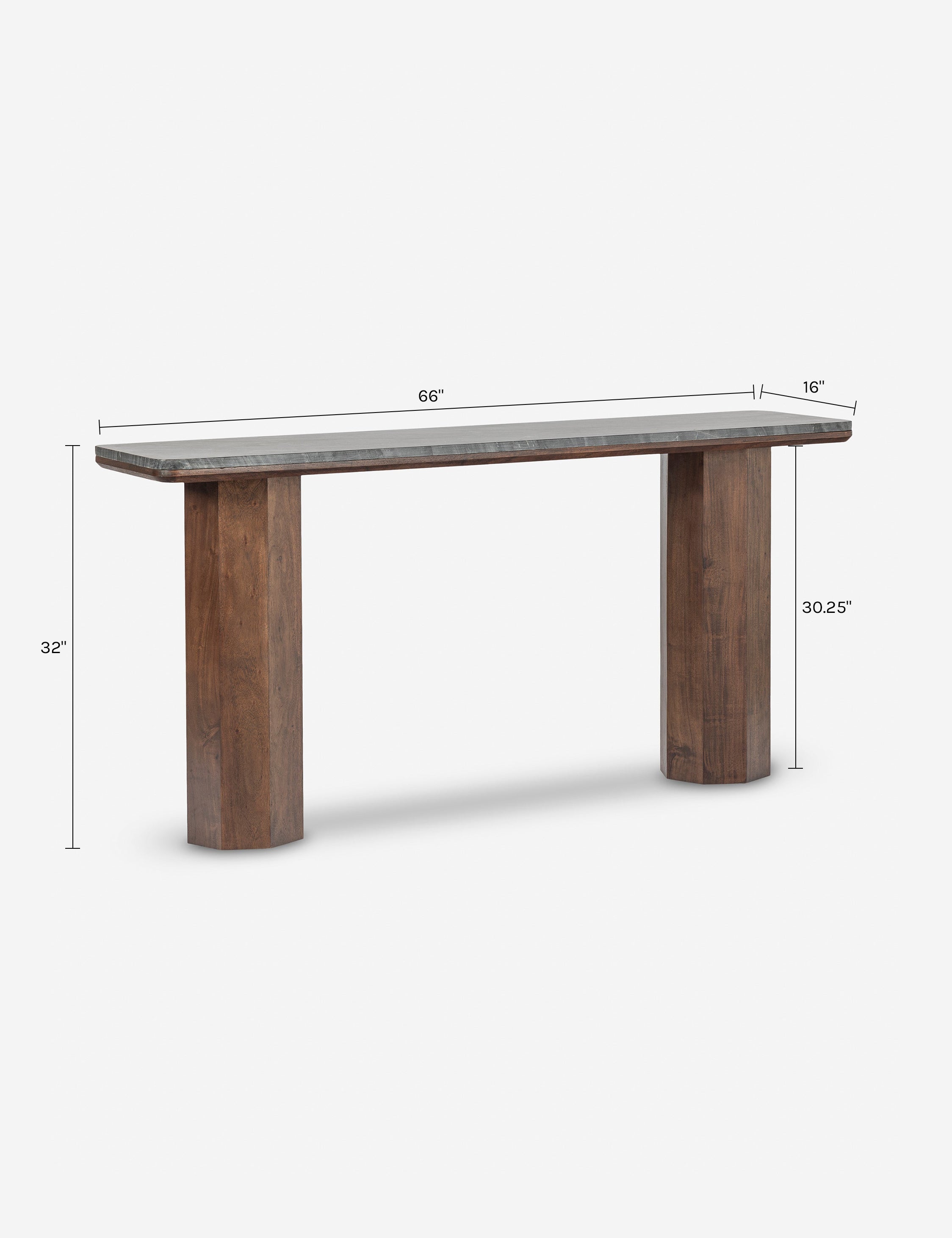 Phan Marble Top Console Table