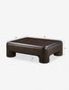 Bodnar Acacia Wood Coffee Table