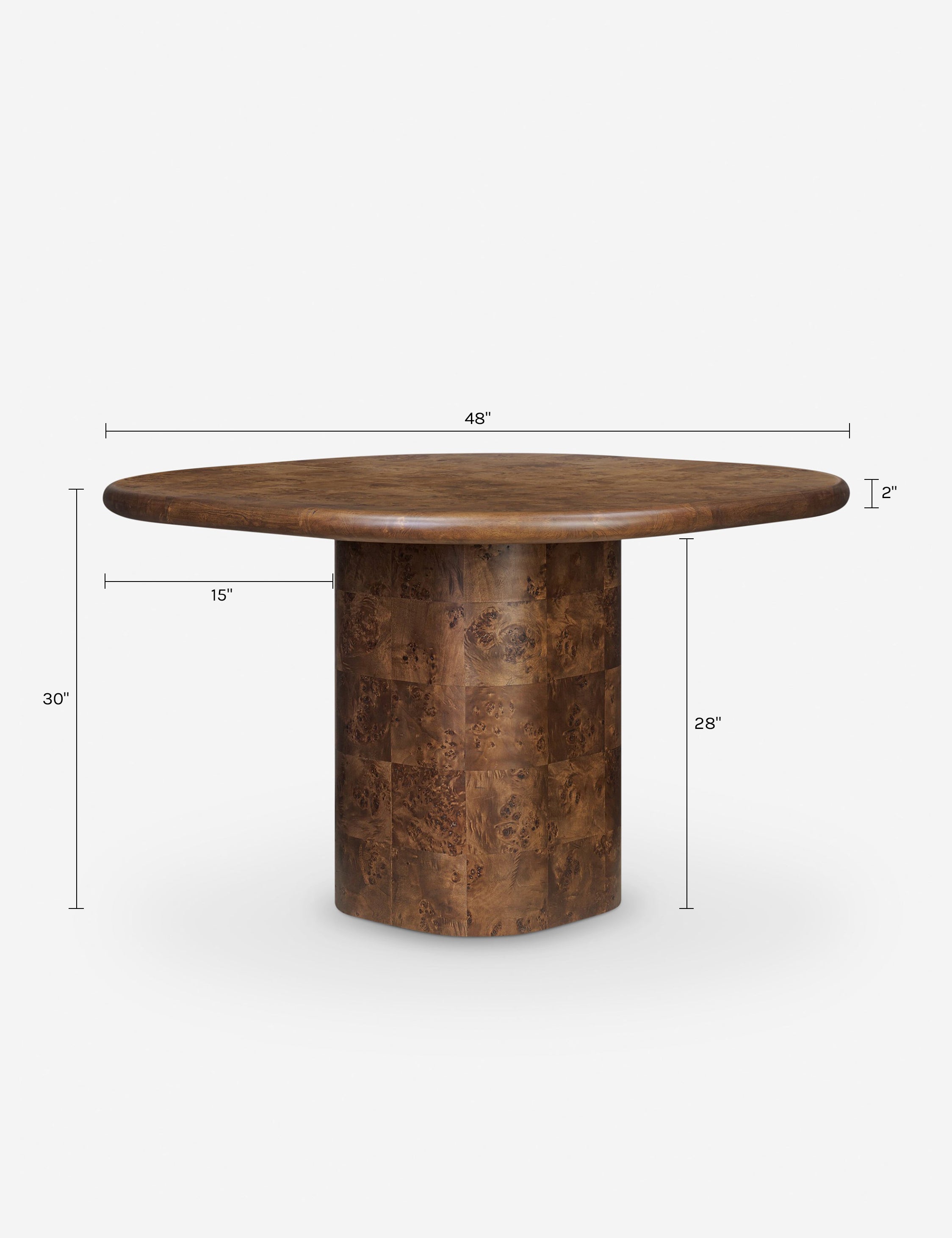 Malko Square Dining Table by Amber Lewis x Four Hands