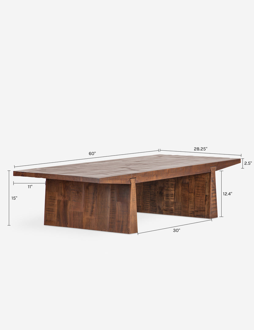 Mclain Reclaimed Wood Coffee Table