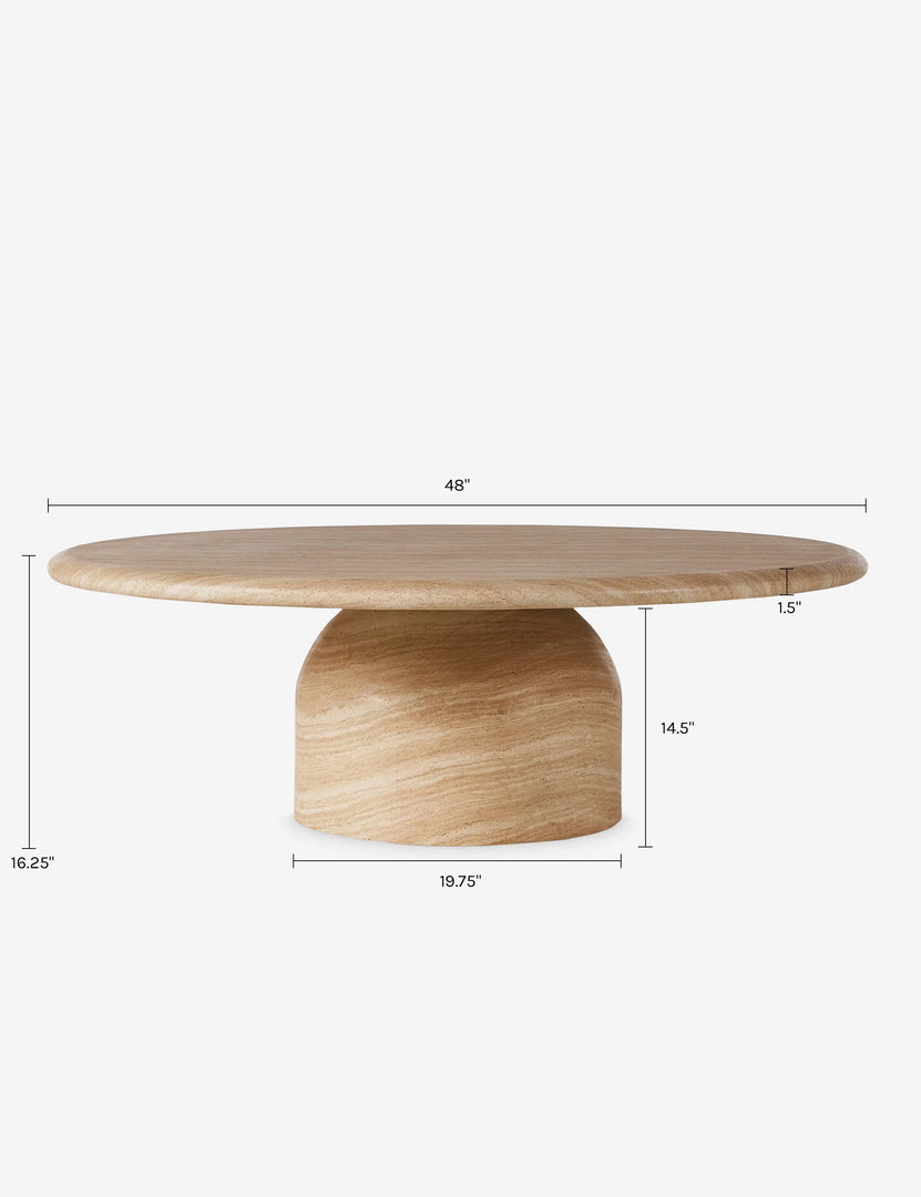 Vinci Round Concrete Coffee Table