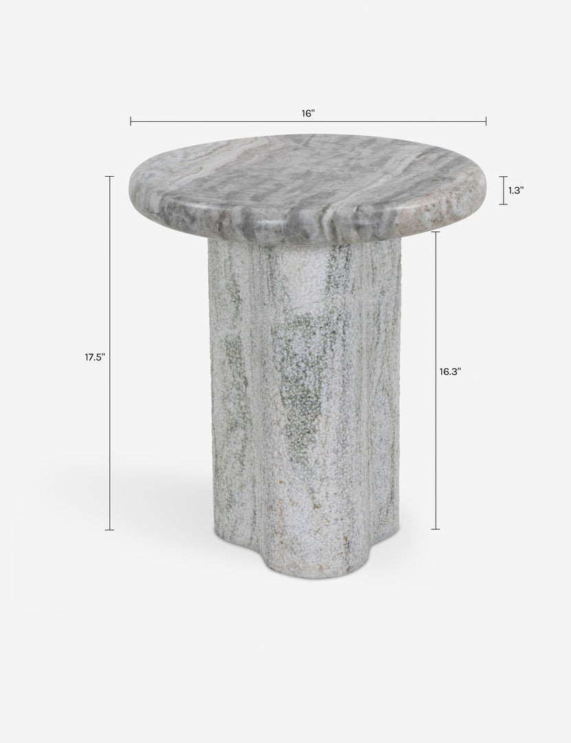Waylie Small Round Side Table by Amber Lewis x Four Hands