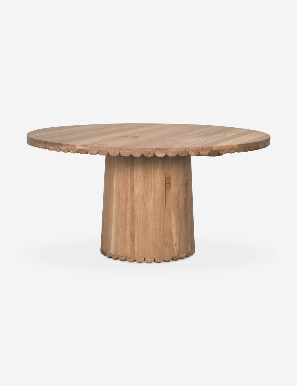 Laska Round Oak Dining Table
