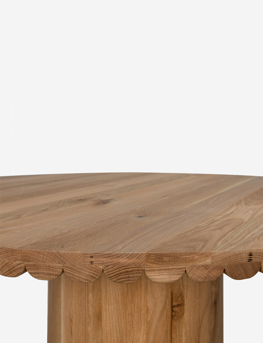 Laska Round Oak Dining Table