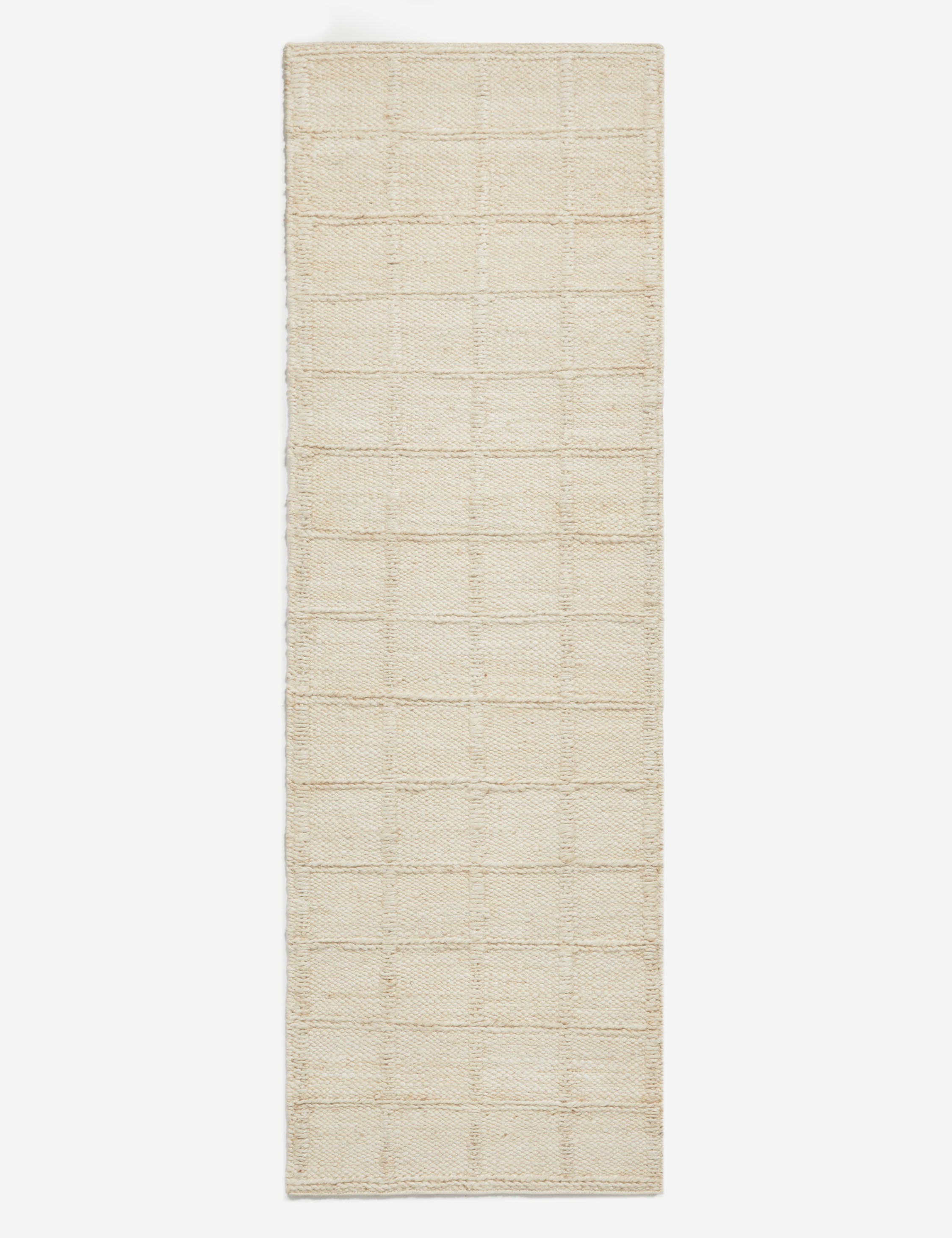 Harper Braided Jute Grid Rug by Jake Arnold