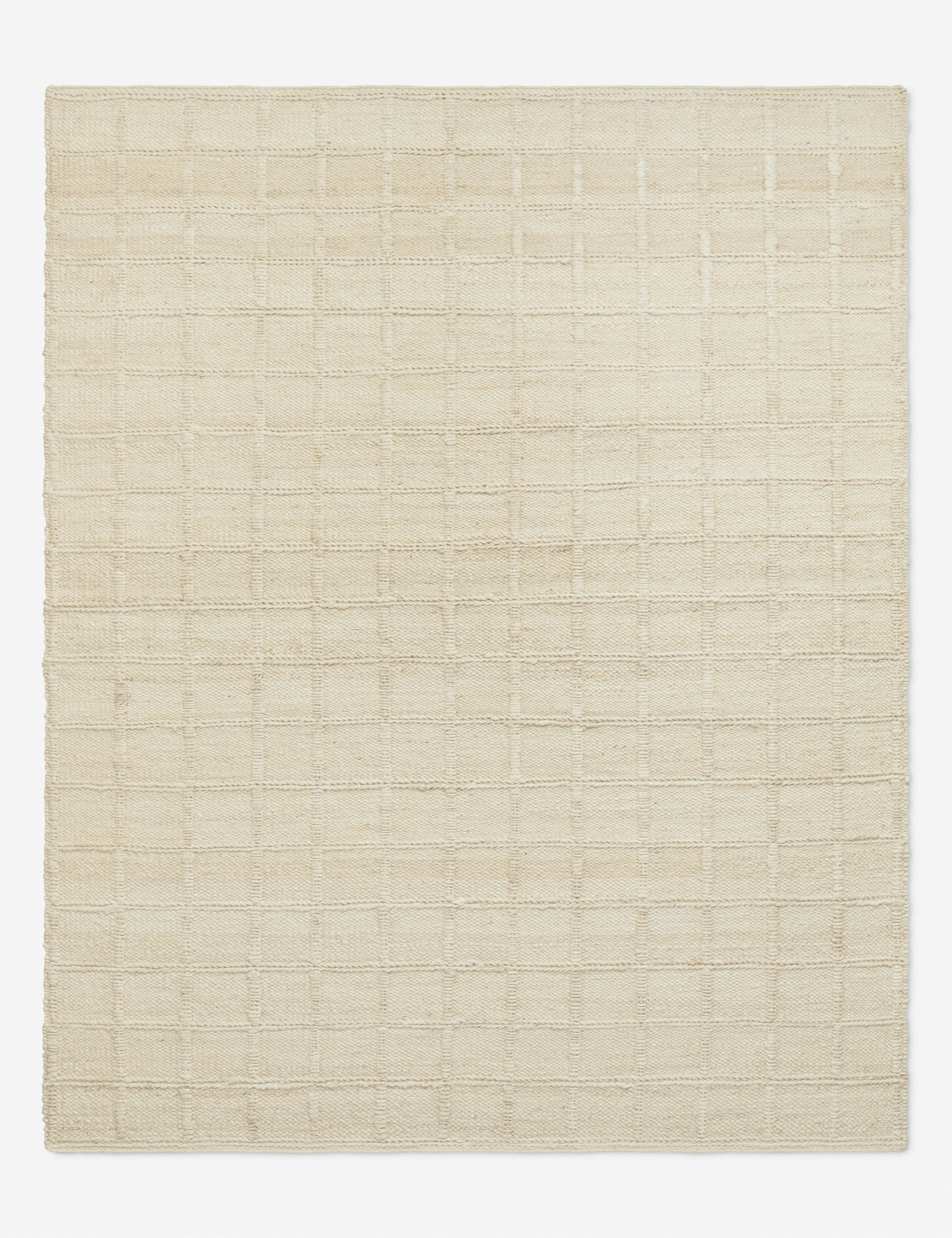 Harper Braided Jute Grid Rug by Jake Arnold